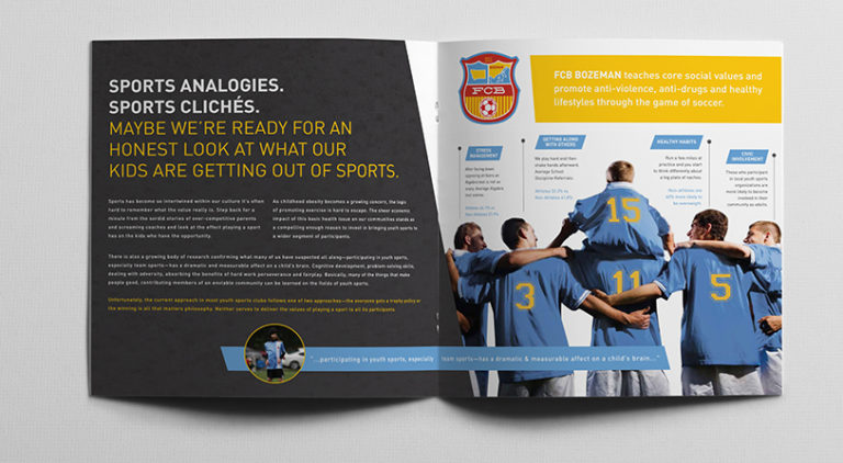 Football Club Brochure - Whistler Web Design