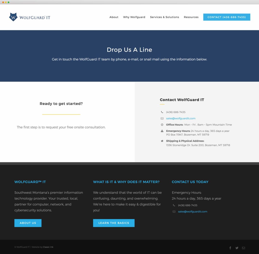 IT Website - Whistler Web Design